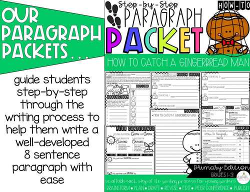 How to Catch a Gingerbread Man | Paragraph Packet | Procedural Writing