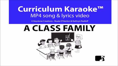 'A CLASS FAMILY' (Grades K-3) ~ Curriculum Song Video l Distance Learning