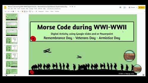 Remembrance Veterans Armistice Day Morse Code during WWI WWII digital ...