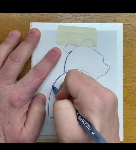 Elementary Art Lesson + Video Demo. Polar Bear Printmaking Lesson