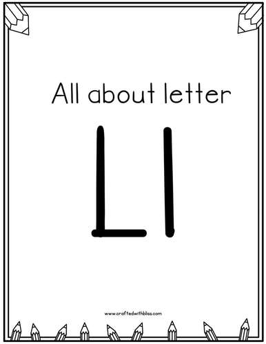 Letter L Beginning Sound And Letter Recognition | TPT