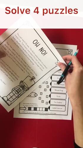 The Nutcracker Music Escape Room Game for Nutcracker music activities ...
