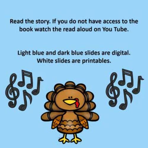 Thanksgiving Music Lesson, The Great Turkey Race, Elementary Music