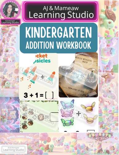 Fun Picture Addition Worksheets for Kindergarten & Grade 1 | Visual ...
