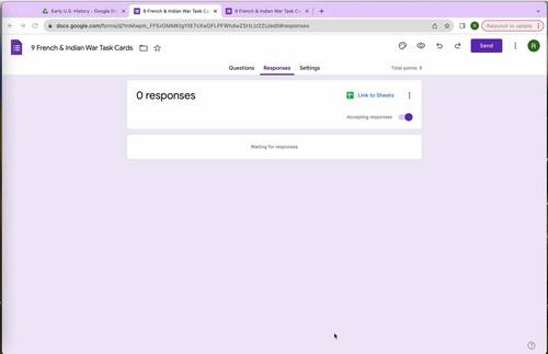 Engaging French and Indian War Google Digital Task Cards Activity ...