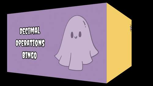 Decimal Operations Halloween Bingo with Real World Examples - A Spooky ...