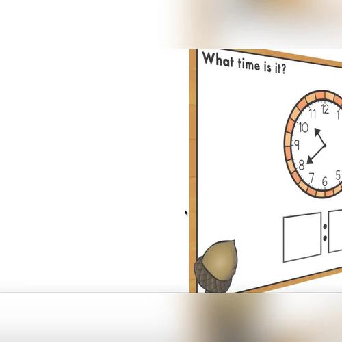 Fall Telling Time to the Minute BOOM™ Cards 3.MD.1 by The Rocket Resource