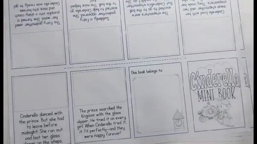 The Lost Coin Bible Story Foldable Mini Book Grade 1 2 3 ELA READING ELL