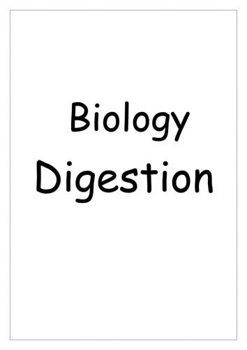 Biology Digestion Worksheets by Worksheet Whisperer | TPT