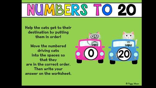 Kindergarten Digital Math Center - Numbers to 20 by Mrs. Pickle | TPT
