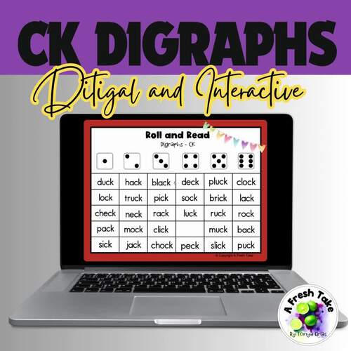 Digital Interactive Roll, Click, & Read |Phonics Game| CK Consonant ...