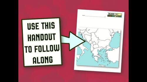 The Balkans Map Activity - Step-by-Step Slides and Handouts | TPT