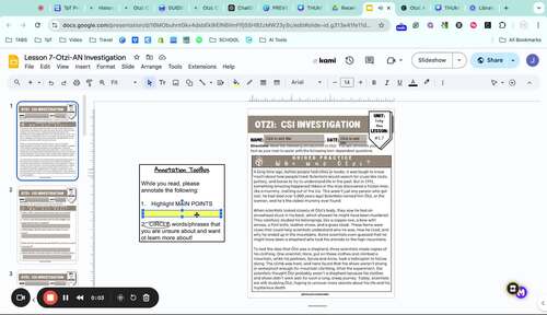 Otzi: CSI Investigation | Guided Notes Research Activity - Print and ...