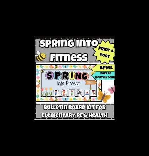 Spring PE Activities Bundle | April Fitness Stations, Scavenger Hunt ...