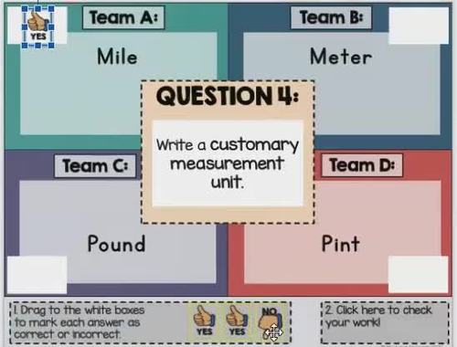Digital Measurement Three Yesses and a No Activity for Google Slides