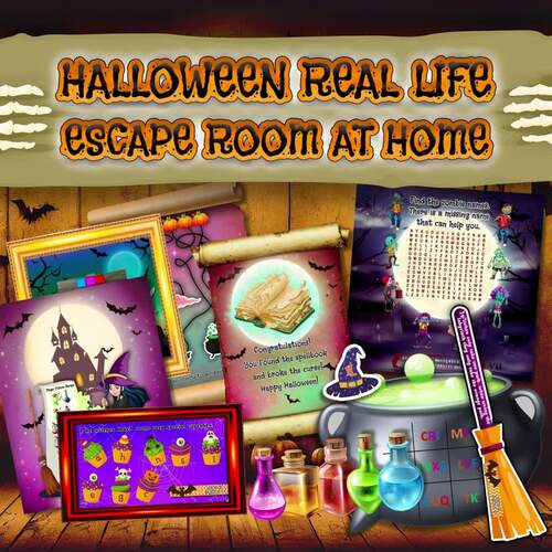 Halloween Escape Room - Halloween Activities by The Game Room Party Games