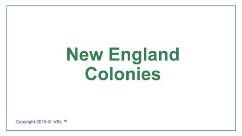 13 Original Colonies ESL / Distant Learning / Visual Study Guide / Map