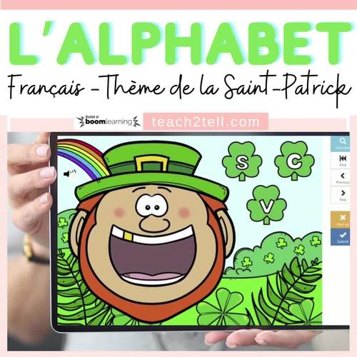 French Alphabet L'alphabet St Patricks Day Activity by Teach2Tell