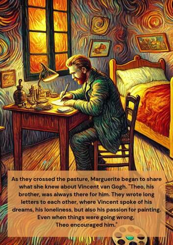 Reading Comprehension Story & Activities | Vincent Van Gogh-Inspired ...