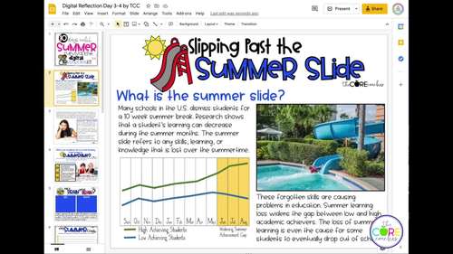 End of the Year Activities - Countdown to Summer - School Memory Activities