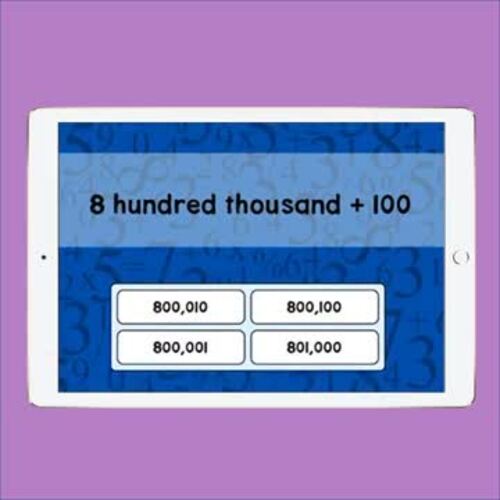 Standard and Expanded Form of large numbers | Boom cards for Middle ...