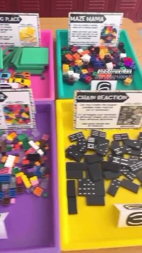 STEM Bins® Team Building Stations: Back to School Halloween Fall STEM ...