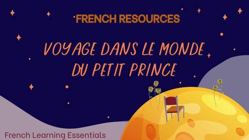 Le Petit Prince Bundle | Oral communication | Reading comprehension ...
