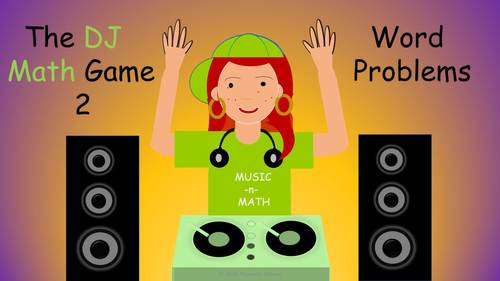 DJ MUSIC & MATH GAME 2 by Wildcat Music Teacher | TpT