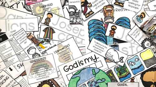 Old Testament Bible Lesson Bundle by Heartprints for Littles | TpT