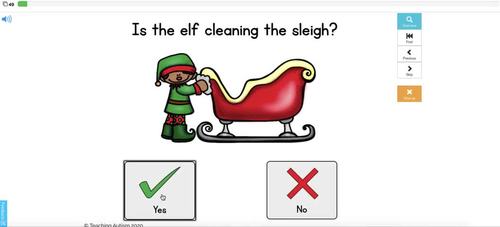 Christmas Yes or No Questions | Boom Cards Speech Therapy by Teaching ...