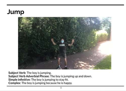 Verbs in Action 2-GIF-based video models of simple, compound & complex ...