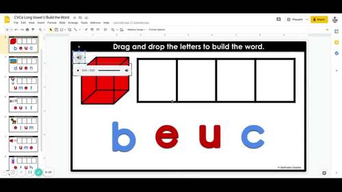 CVCe Words Long U for Google Classroom™ by Teach then Cheer - Nathalie ...
