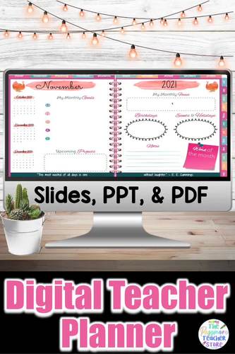 Digital Teacher Planner | Undated Aug-Jul or Jan-Dec | Ultimate Teacher ...