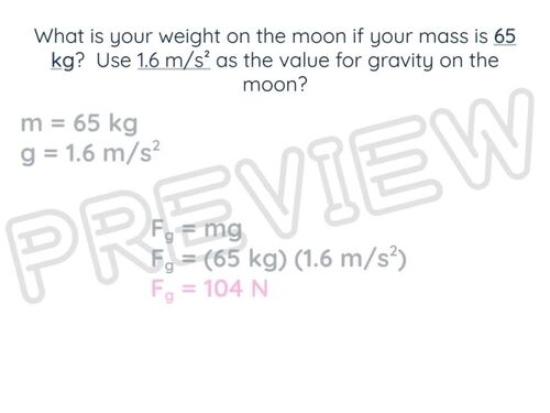 Physics Force Calculations Slideshow – 45 Editable Slides + Canva Template