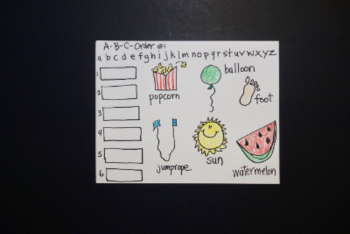 Let's Draw A-B-C Order! (1) by Patty Fernandez Artist | TPT