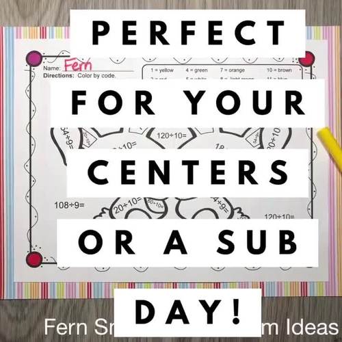 St. Valentine's Day Division Color By Number by Fern Smith's Classroom ...