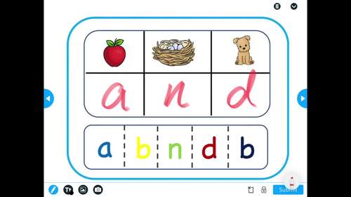 Pre Kindergarten Sight Words First Sound and Letter Identification Task ...