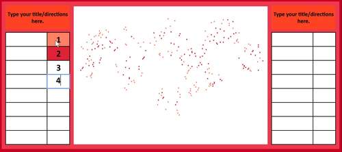 Mystery Digital EDITABLE LOW PREP - Poppies PIXEL ART Reveal Template