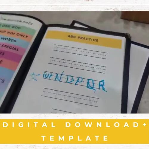 Preschool Morning Menu | Kindergarten | Homeschool | Printable Pack