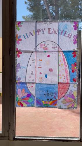 Easter egg poster to decorate in groups. by TeacherMaria | TPT