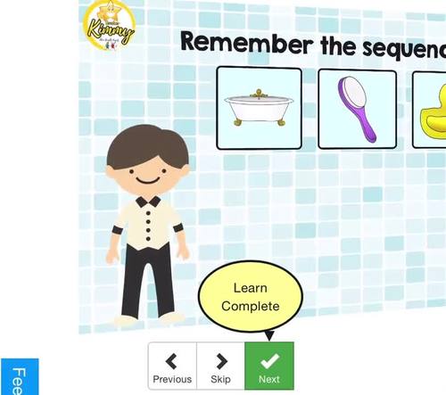Bathroom Picture Sequencing | Visual Memory by Teacher Kimmy | TpT