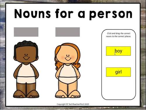 Parts of Speech Pirate Nouns Google Slides ™ by Tech Teacher Pto3
