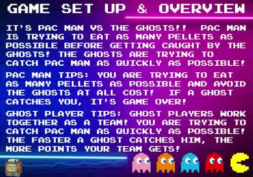 Pac Man Unplugged Printable Coding Game by Classroom Breakout | TPT