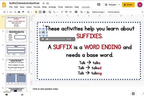 Teaching Suffixes Activities Distance Learning BUNDLE by Simply B Teaching