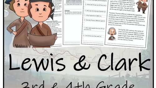 Lewis and Clark Expedition Close Reading Comprehension | 3rd & 4th Grade