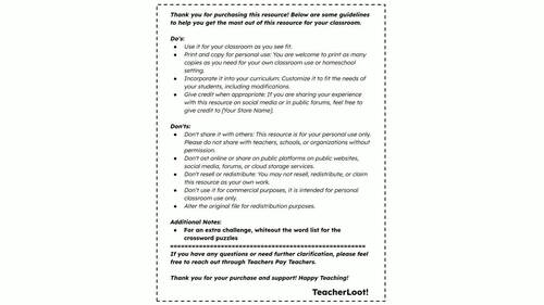 Holiday Word Search/Cross Word Puzzles - 24 Puzzle Bundle by TeacherLoot