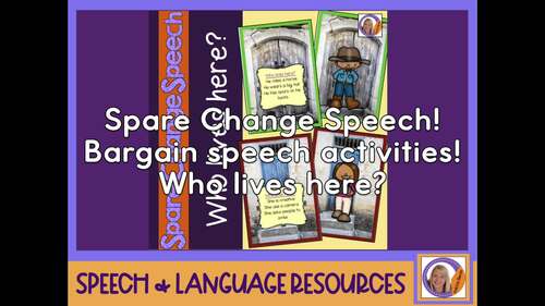 Spare Change Speech: Who lives here? by Katrina Bevan | TPT