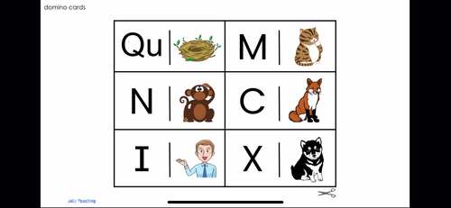 ABC DOMINOES by JOLLY TEACHING | TPT