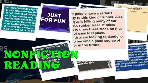 Reading Comprehension Google Slides Digital Resources 4th 5th Grade