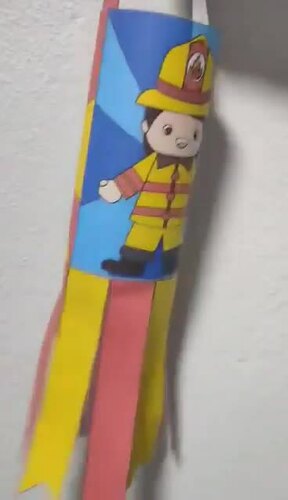 Firefighters Crafts Windsock Activities Fireman Safety | Fire ...